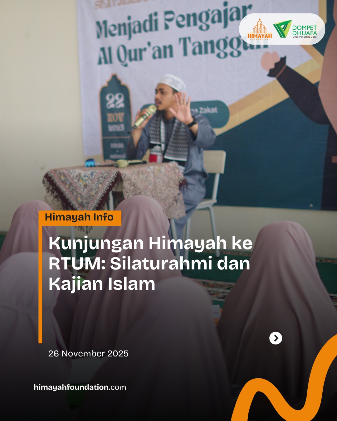 Silaturahmi & Kajian Islam di Rumah Tahfidz Ummahtul Mukminin (RTUM ...
