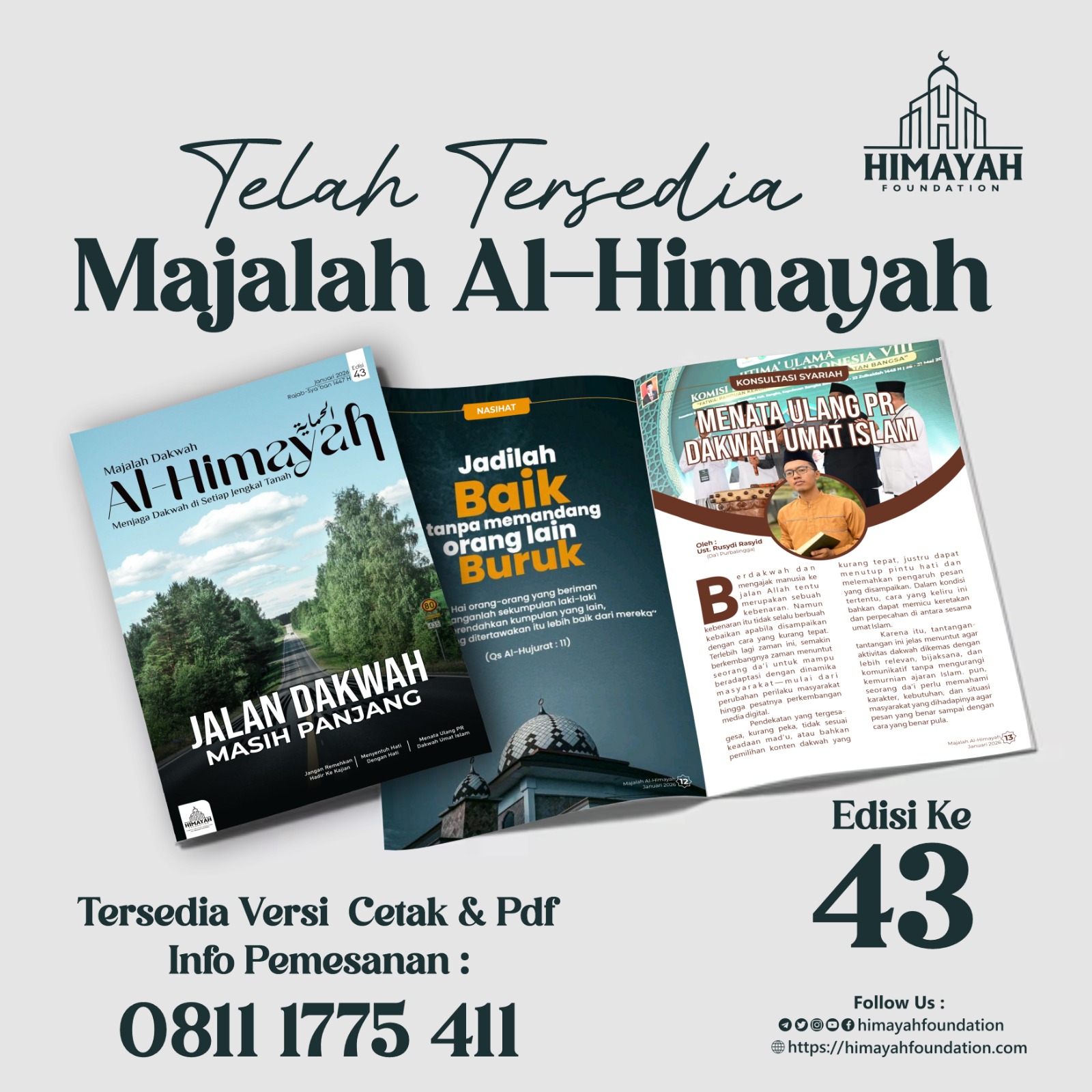 Majalah Al-Himayah Edisi 43 — “Perjalanan Dakwah Masih Panjang ...